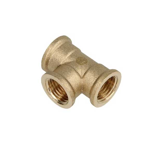 Messing T-schroefkoppeling “1” | Warmtepomp zelf monteren